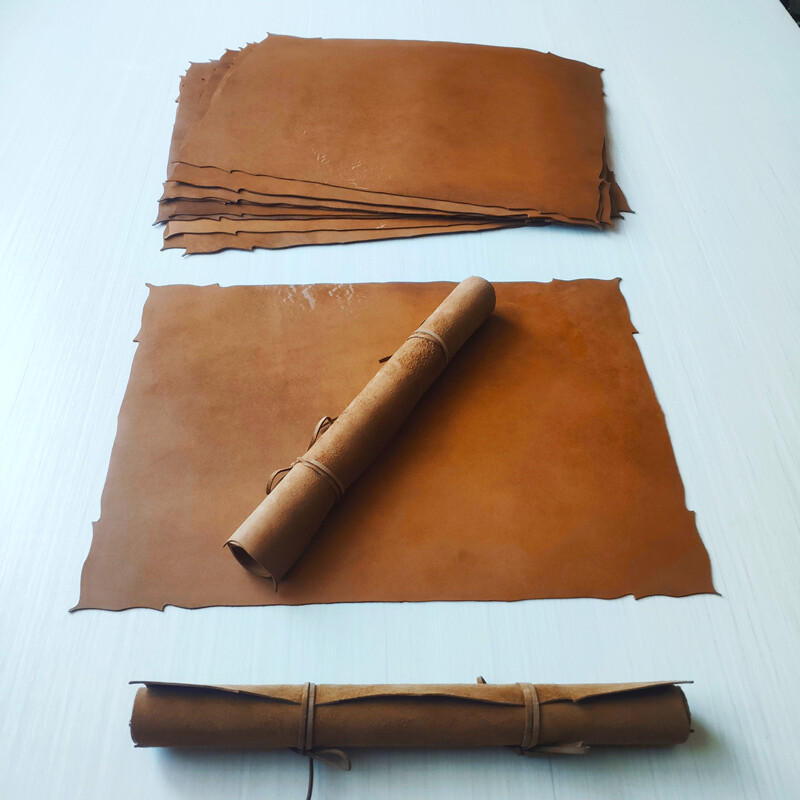 1pcs Rétro Main Parchemin Véritable Peau de Mouton Écriture Papier pour ...