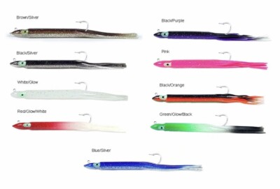 2 Packs Slick Fish Jig Skirted Jig Head 2.5 OZ Red Head Glow | eBay