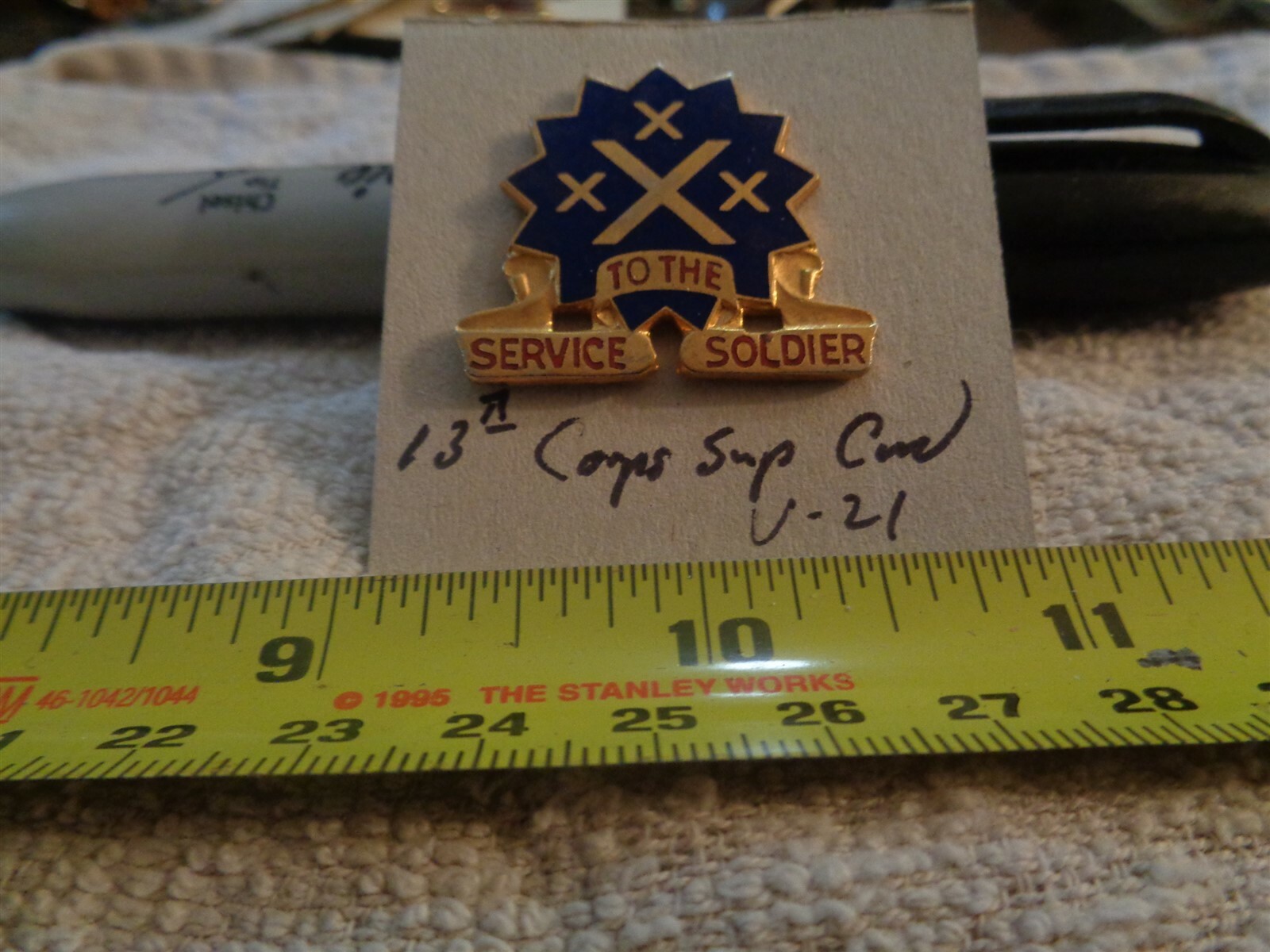13th Corps Support Command V-21 Unit Crest, DI, DUI (DRAW#J3) | eBay