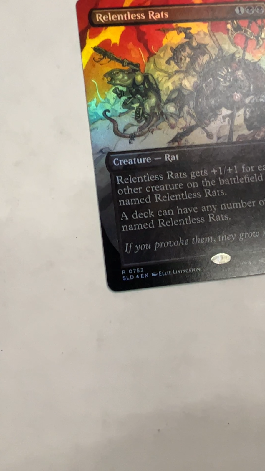 Relentless Rats Secret Lair Drop SLD MTG Foil Ellie Livingston 752 IN ...