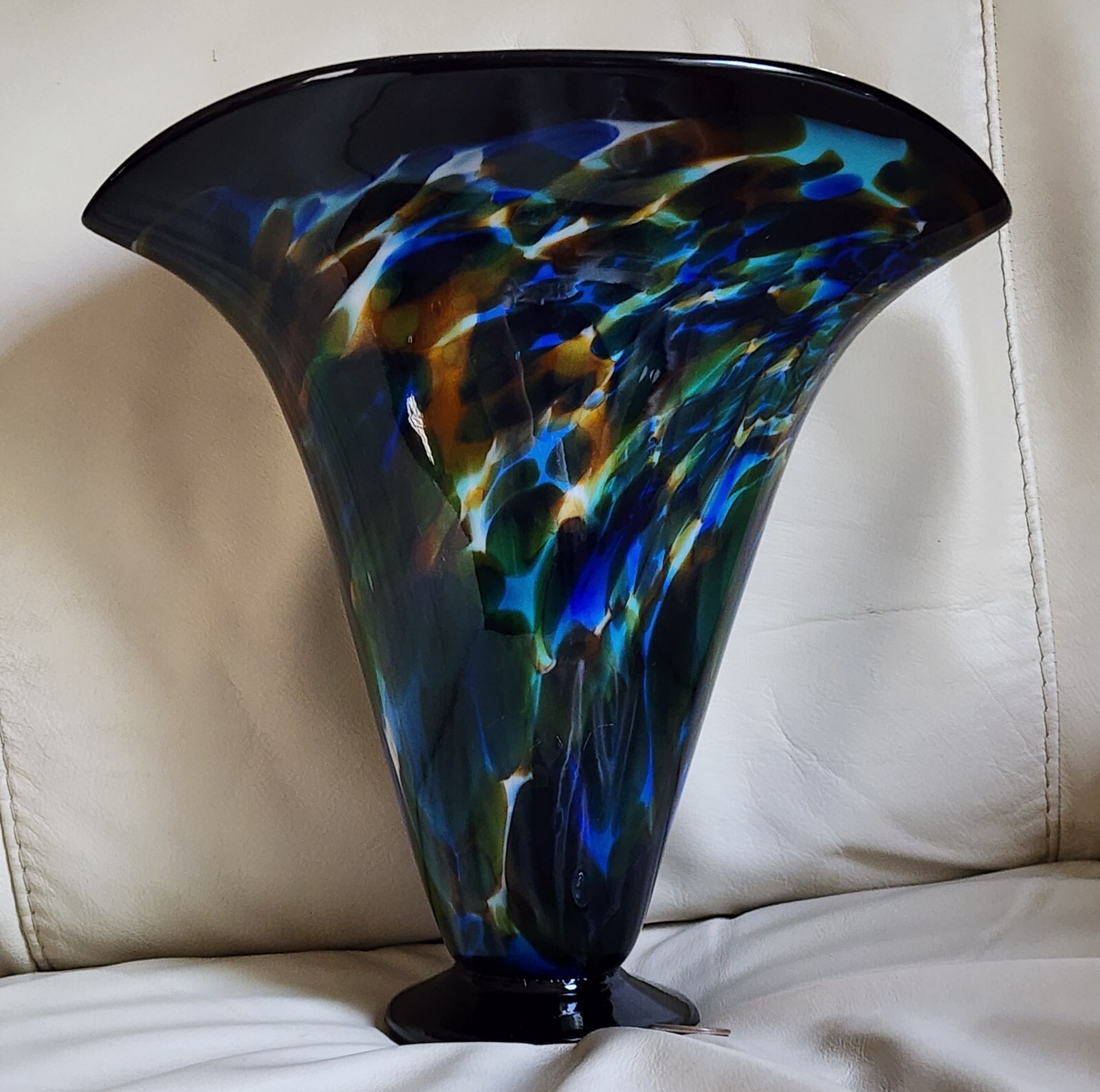 Rick STRINI Handblown Art Glass Vase 2014, Collectible Item. | eBay
