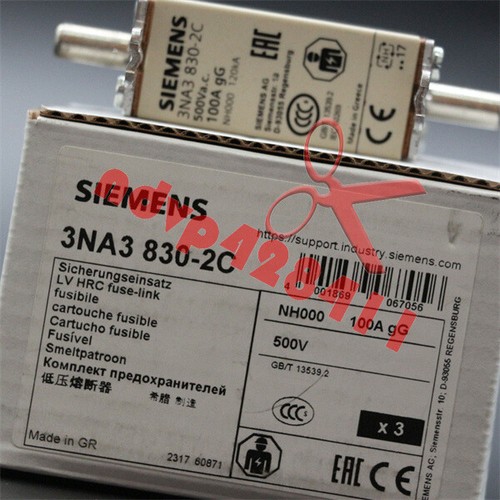 3PCS NEW Siemens Fuse 3NA3 830-2C 100A NH000-gG 3NA3830-2C | eBay UK