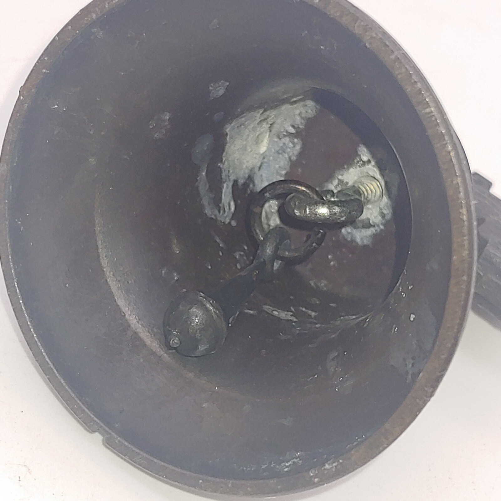 Vintage Miniature Replica Liberty Bell and Flag Bison Metal Bell Ringer ...