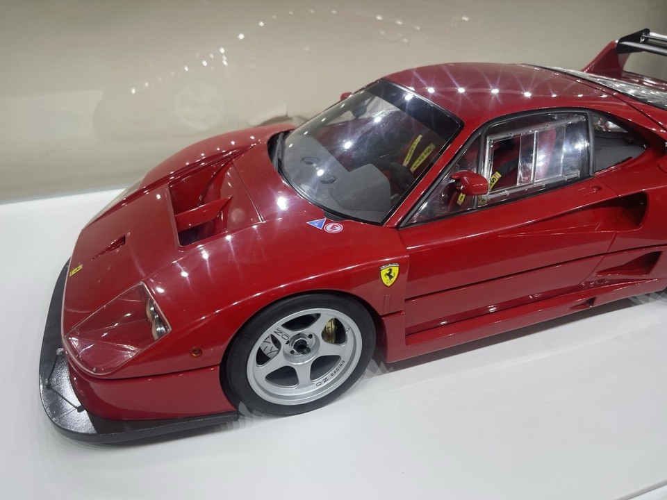DEAGOSTINI BUILD FERRARI F40 COMPETIZIONE 1/8 SCALE custom built model ...