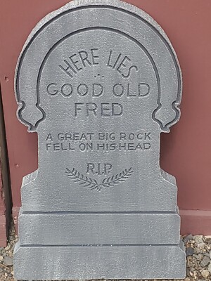 Custom Handmade Here Lies Good Old Fred Haunted Mansion Replica ...