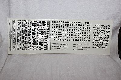 STOPPEL DECAL SHEET 1/72 SCALE AMERICAN TYPE NO. 13 MODELERS MODEL KIT ...