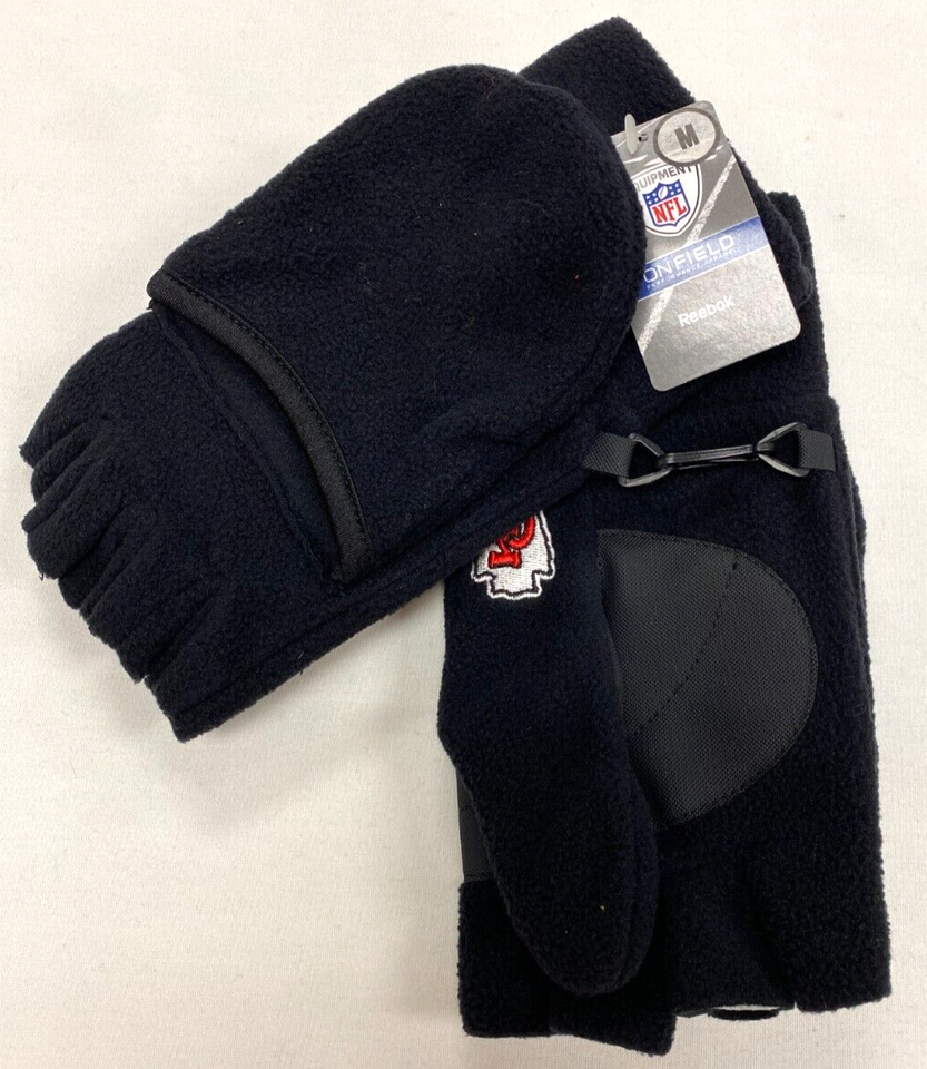 NFL Kansas City Chiefs Fingerless Reebok Gloves/Mittens - Men's Medium ...