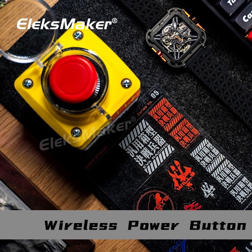 Wireless PC Power Button External Computer Power Switch Desktop PC ...