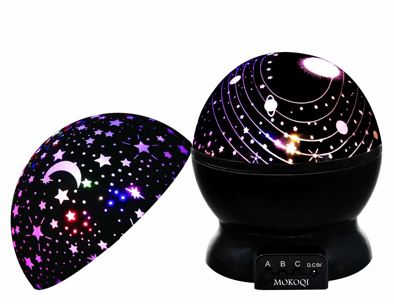 Calming Autism LED Light Sensory Projector Sky Star Night Lamp + Music ...