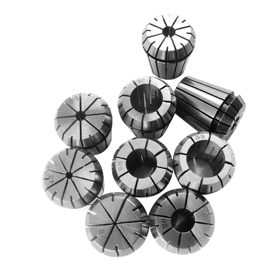 9 PCS ER32 Spring Collet Set CNC Milling Lathe Engraving Machine 2-20mm ...