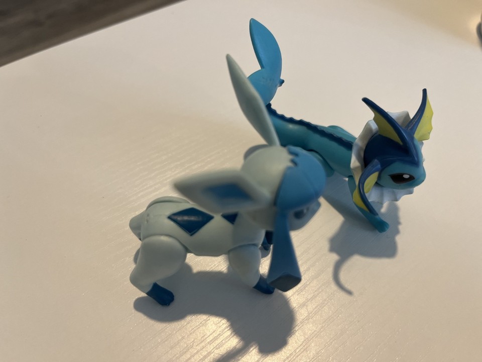 Pokémon Figuren Set "Glaceon/Glaziola + Aquana/Vaporeon" ca. 8 cm hoch ...