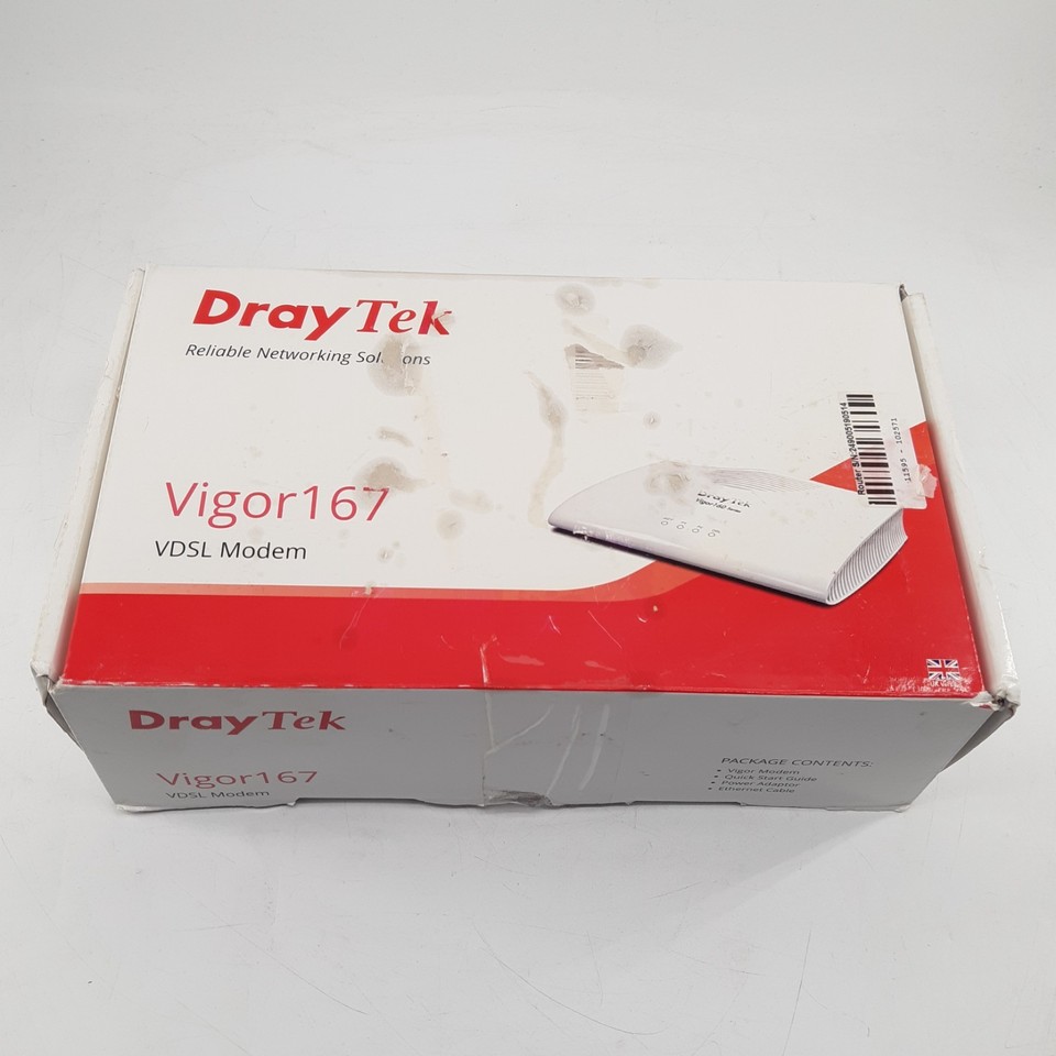 Draytek Vigor 167 Adsl/vdsl Modem Router 160 Series in Box including ...