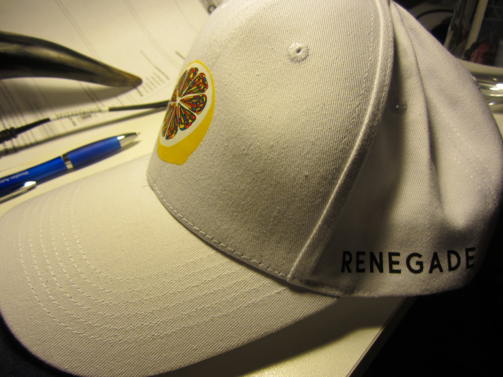 Renegade Lemonade Ball Cap with Physcholdeic lemon logo, mint | eBay