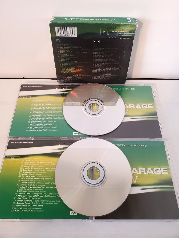 "Pure Garage IV (4)" CD (2 Discs) feat: Wideboys, Artful Dodger, X-Men ...