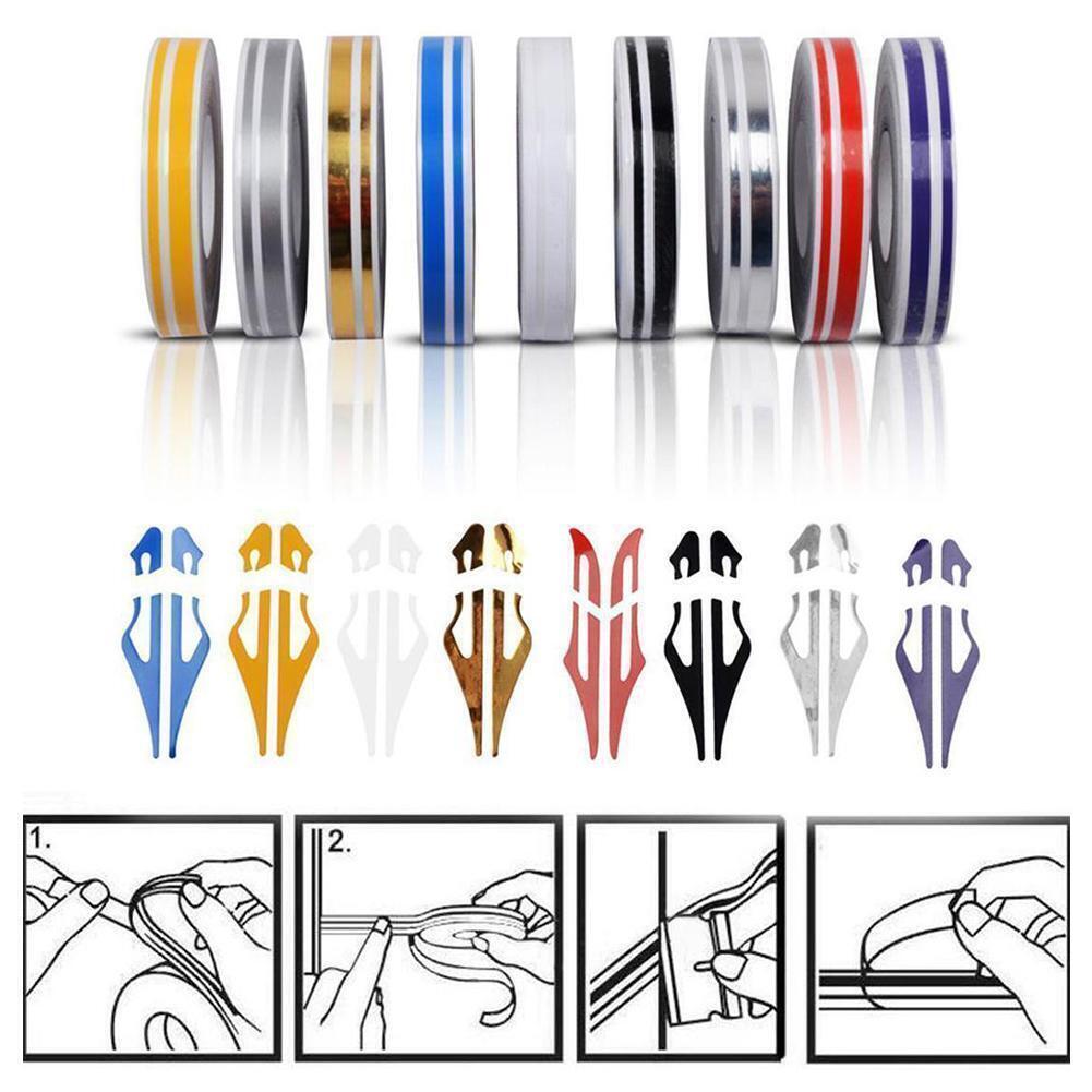 Double Line Tape Car Decal Striping Pin Stripe Steamline Sticker Vinyl ...