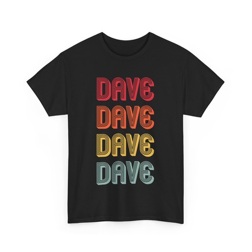 HOT DAVE Gift Name Personalized Funny Retro Vintage Birthday T-Shirt | eBay