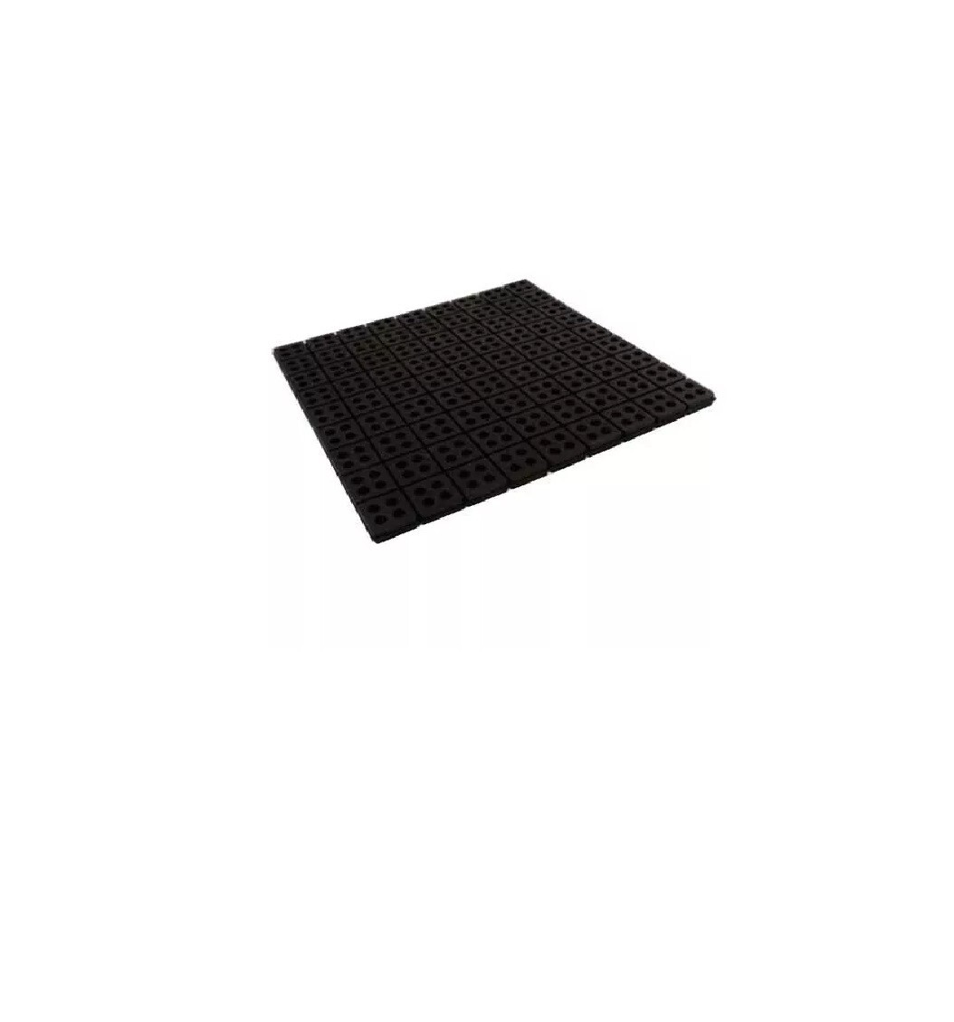 DIVERSITECH ISO-18 ISO CUBE PAD RUBBER ANTI VIBRATION PADS 18' X 18" X ...