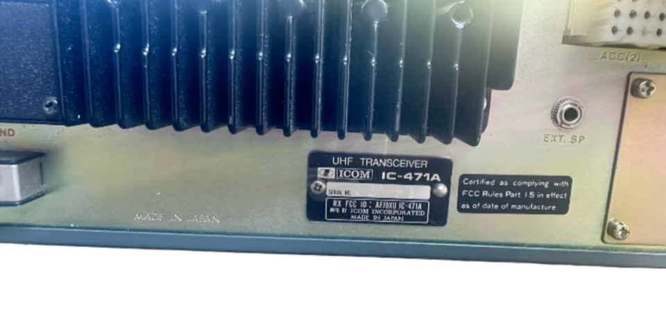 Icom Transceiver All Mode IC-471A Amateur Radio Transceiver | eBay