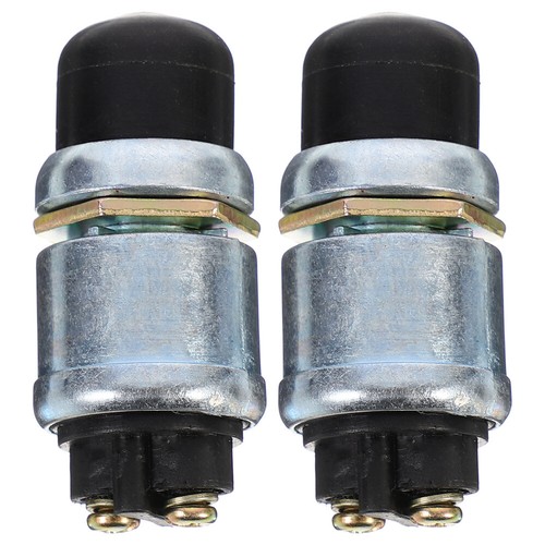 2Pcs Waterproof Start Button Replacement Button Modify Horn Button ...