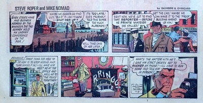 Steve Roper & Mike Nomad - full color Sunday comic page - July 18, 1971 ...