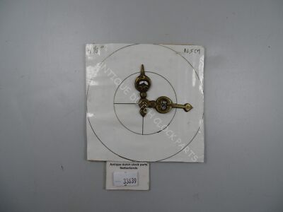 BRASS CLOCK HANDS FOR A DUTCH ZAANDAM CLOCK WITH GERMAN HERMLE ...