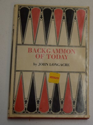 BACKGAMMON OF TODAY BY JOHN LONGACRE HC DJ 1973 BOX43 | eBay