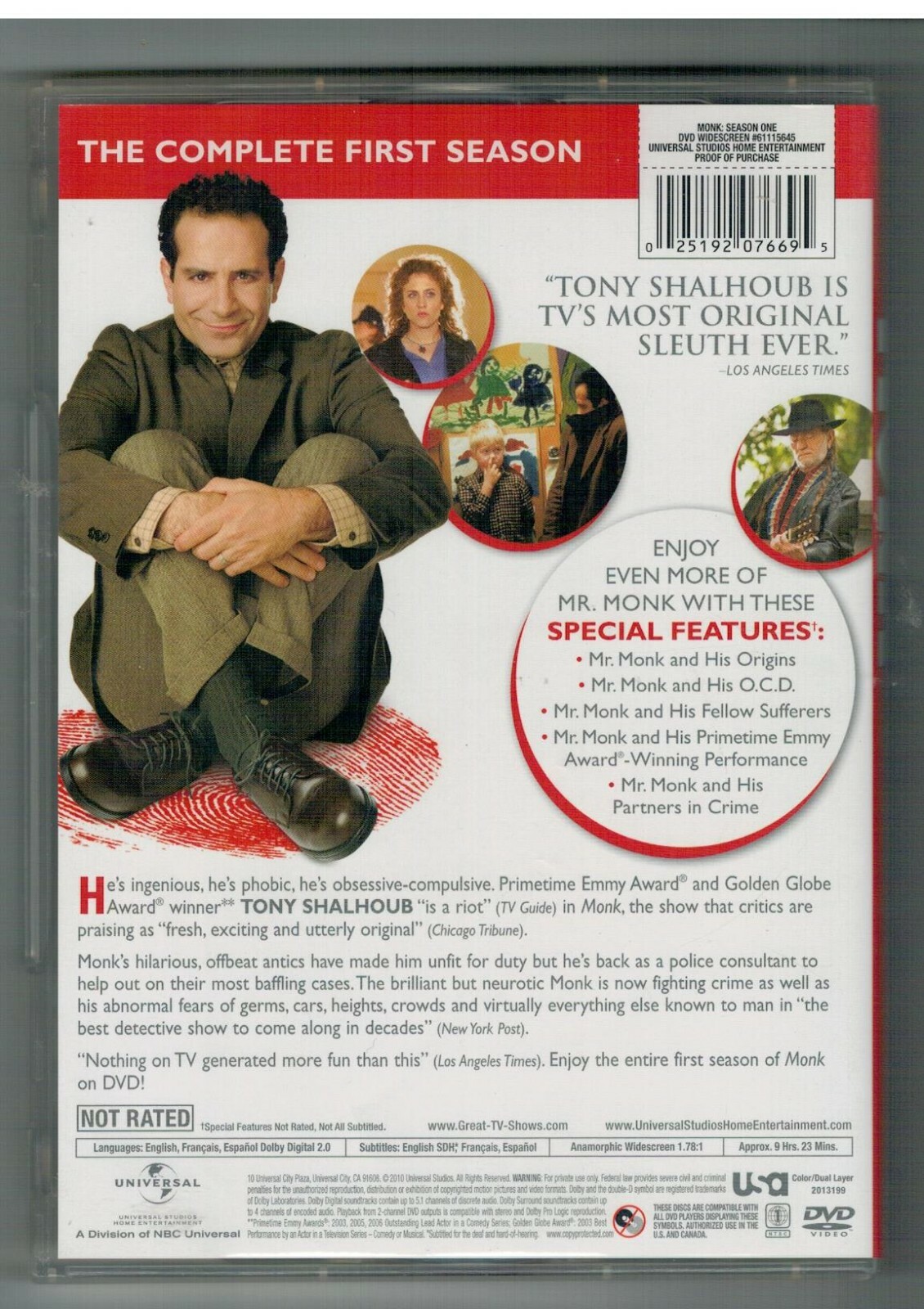 Monk - Season 1 (DVD, 2004, 4-Disc Set) online kaufen | eBay