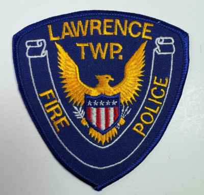 Lawrence Township Fire Police Patch L6 | eBay