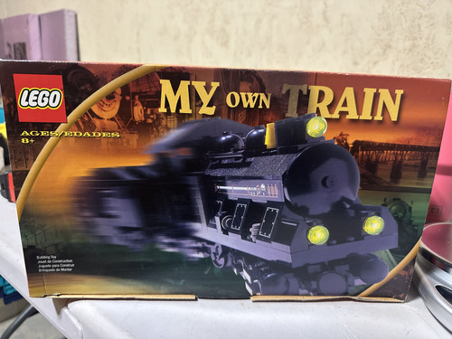 NIB LEGO My Own Train #3741/3742 Large Locomotive & Tender Black NEW IN ...