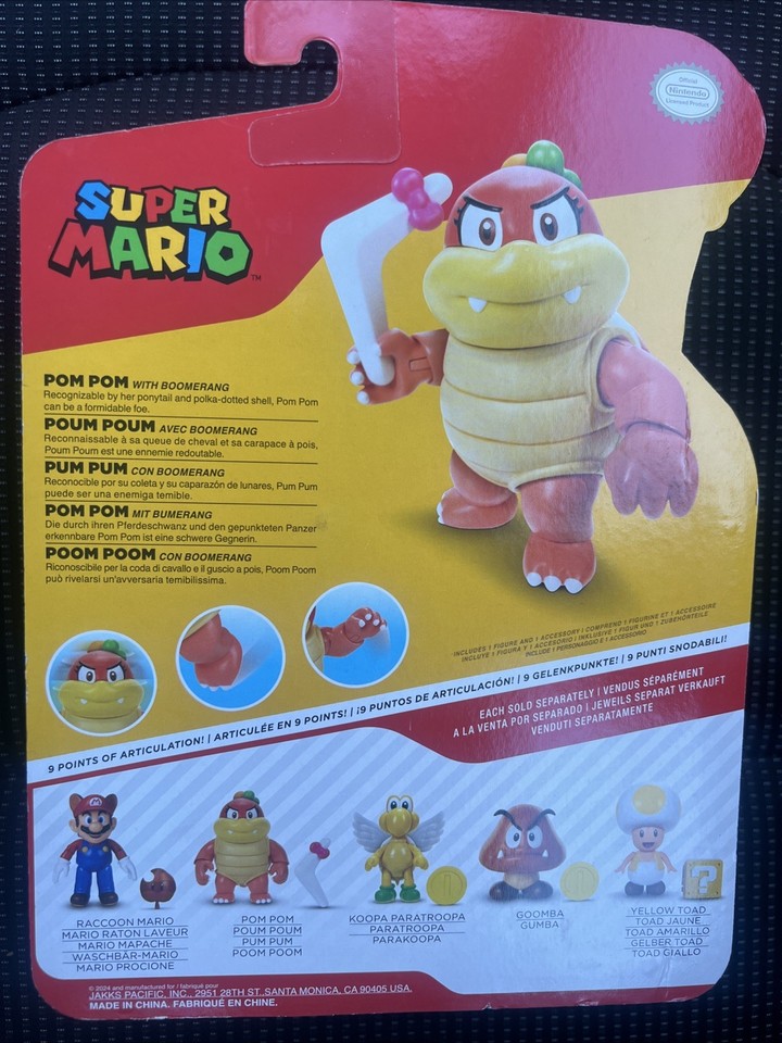 Super Mario Pom Pom with Boomerang 4