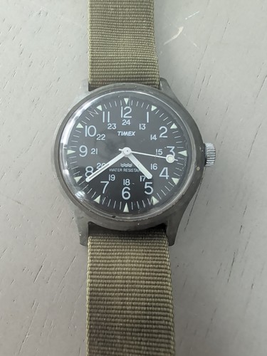 Timex Mechanical Military Camper Field Watch 35mm Macgyver Running ...