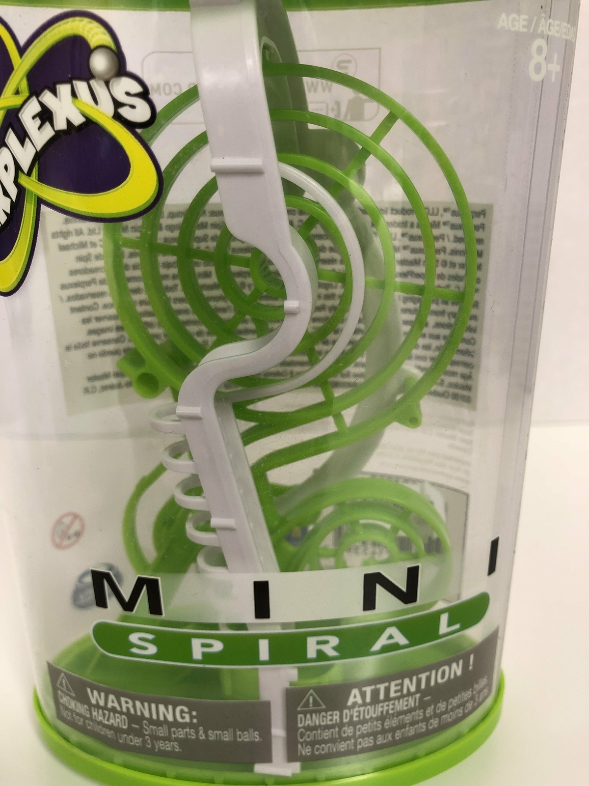 Perplexus Mini Spiral Ages 8+ Green & White Spinmaster Brain Games 3D ...