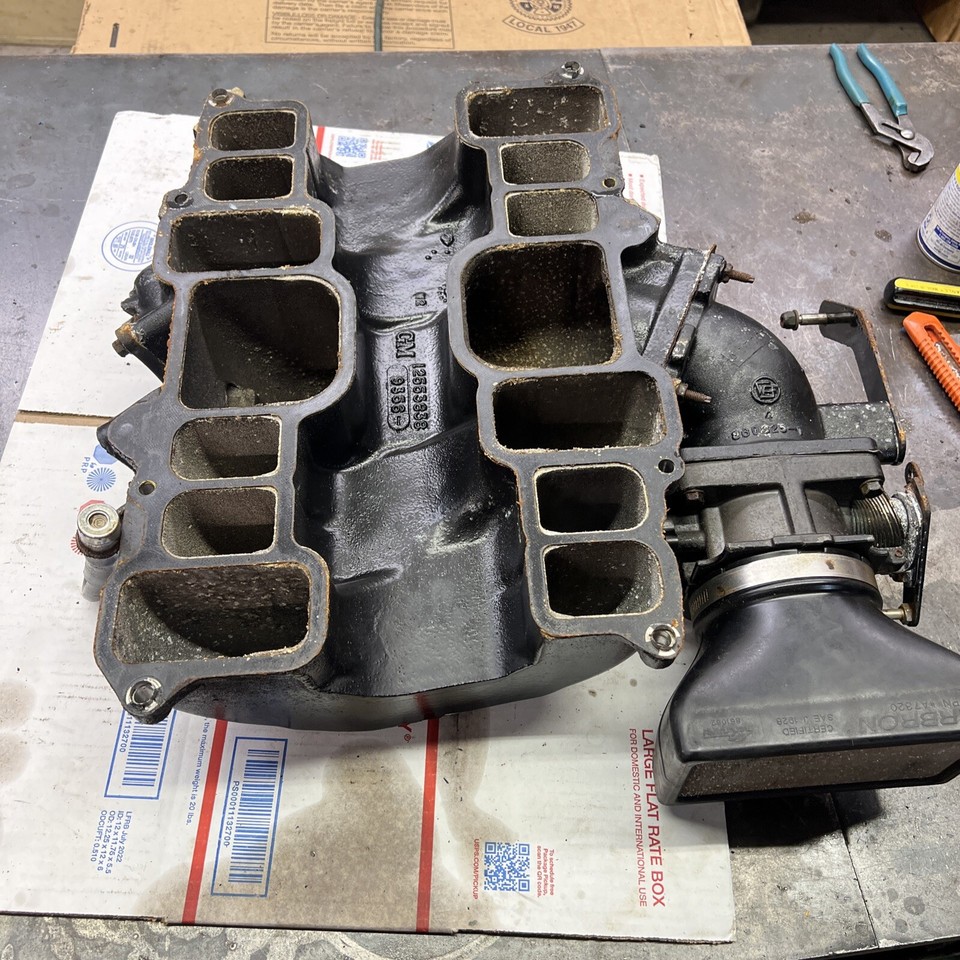 Mercruiser 454 mpi upper intake manifold with throttle body | eBay