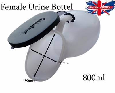 Urinal Bottle Pee Female Portable Camping Travel Car Toilet Urine Lid ...