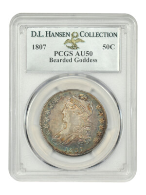 1807 50C PCGS AU50 (Bearded Goddess, 50/20) ex: D.L. Hansen | eBay