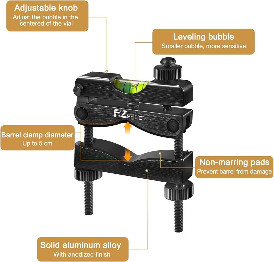 Reticle Leveling System Rifles Scope Crosshair Alignment Level Tool Kit ...