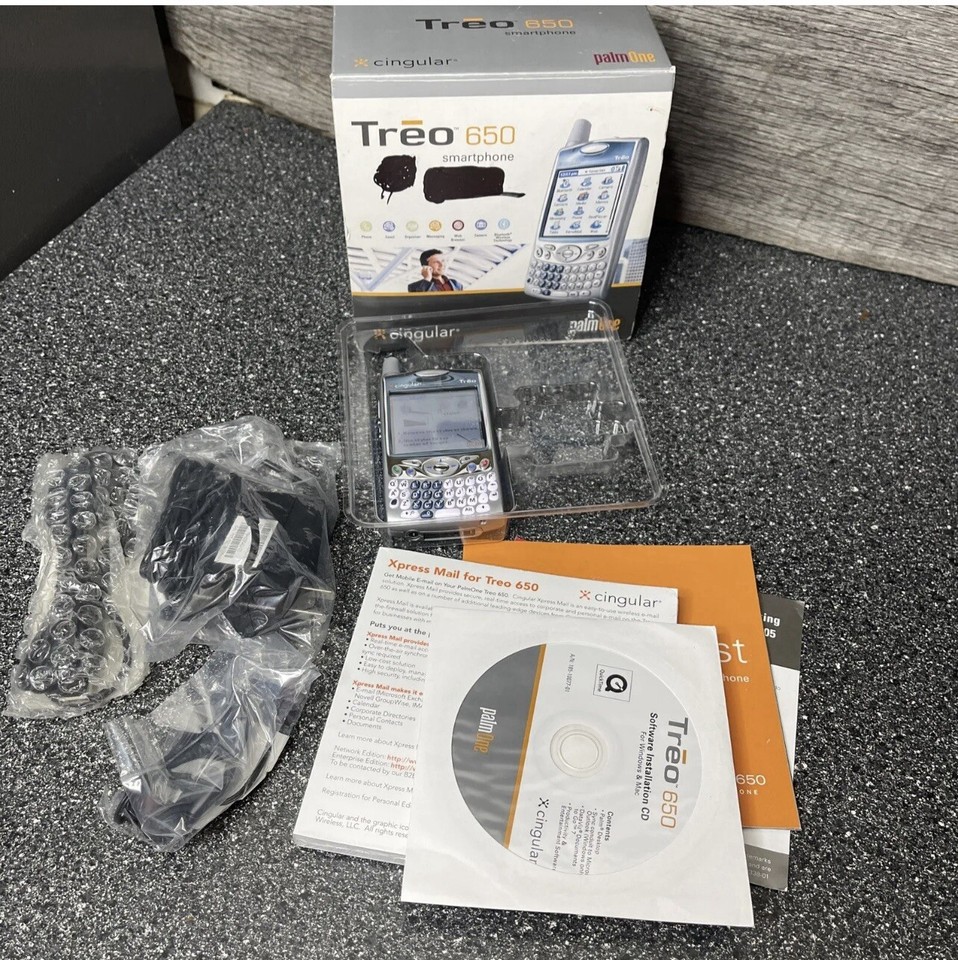 Palm Treo 650 Smartphone EarthLink Wireless Touch Screen Palm Pilot PCS ...