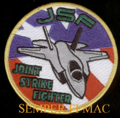 F-35 JOINT STRIKE PATCH X 35 US MARINES NAVY AIR FORCE PILOT CREW PIN ...