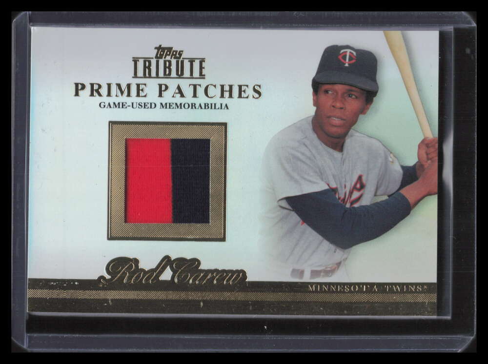 2012 Topps Tribute Prime Patches RCA Rod Carew Patch 12/24 | eBay
