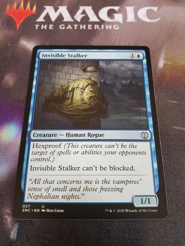 Invisible Stalker Commander: Zendikar Rising Regular for sale online | eBay