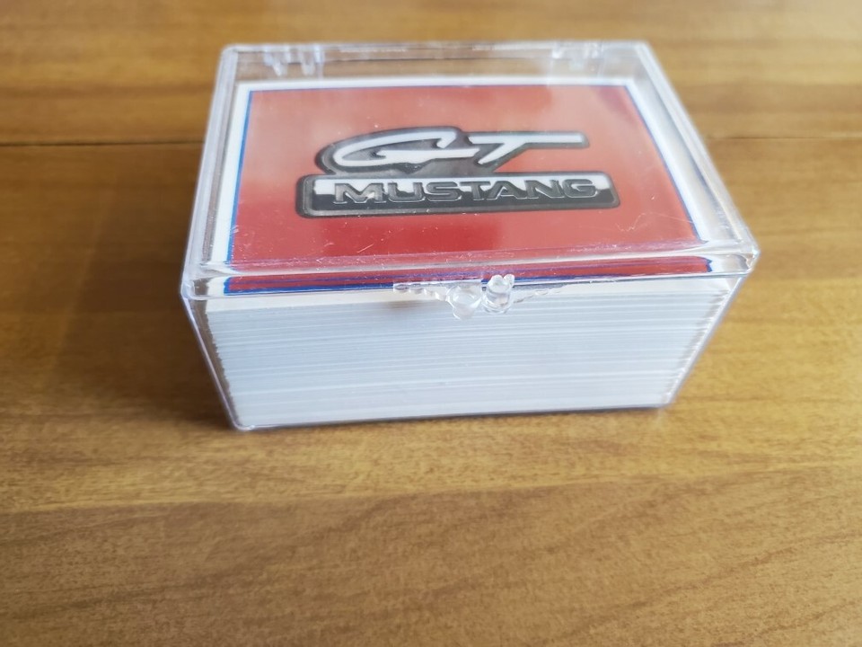 Mustang Cards Series I & II, 210 card base set in snap top boxes MINT ...