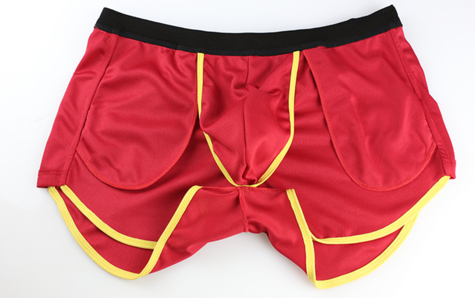 Men's Gym Shorts Supporting Pouch Active Wear Body builder Workout ...