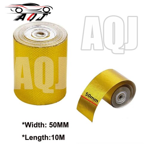 2" x 33FT Self Adhesive Reflective Gold High Temperature Heat Shield ...