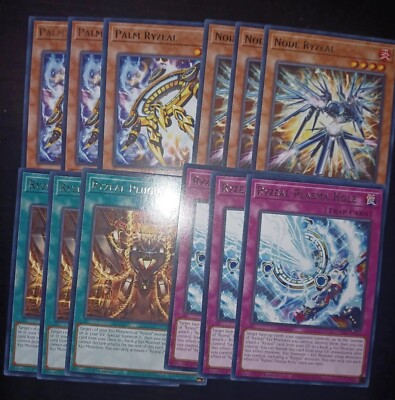 Ryzeal Lot CRBR Rare Node Palm Plugin Plasma Hole Yugioh Crossover ...