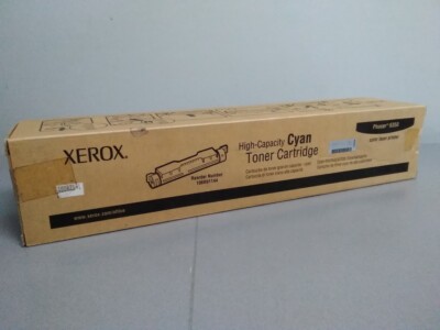 Xerox Phaser 6350 Cyan High-Capacity Toner Cartridge 106R01144 | eBay