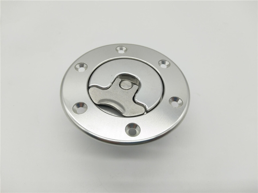 Universal Billet Aircraft Style Fuel Cell Gas Cap With 6 Hole Anodized ...
