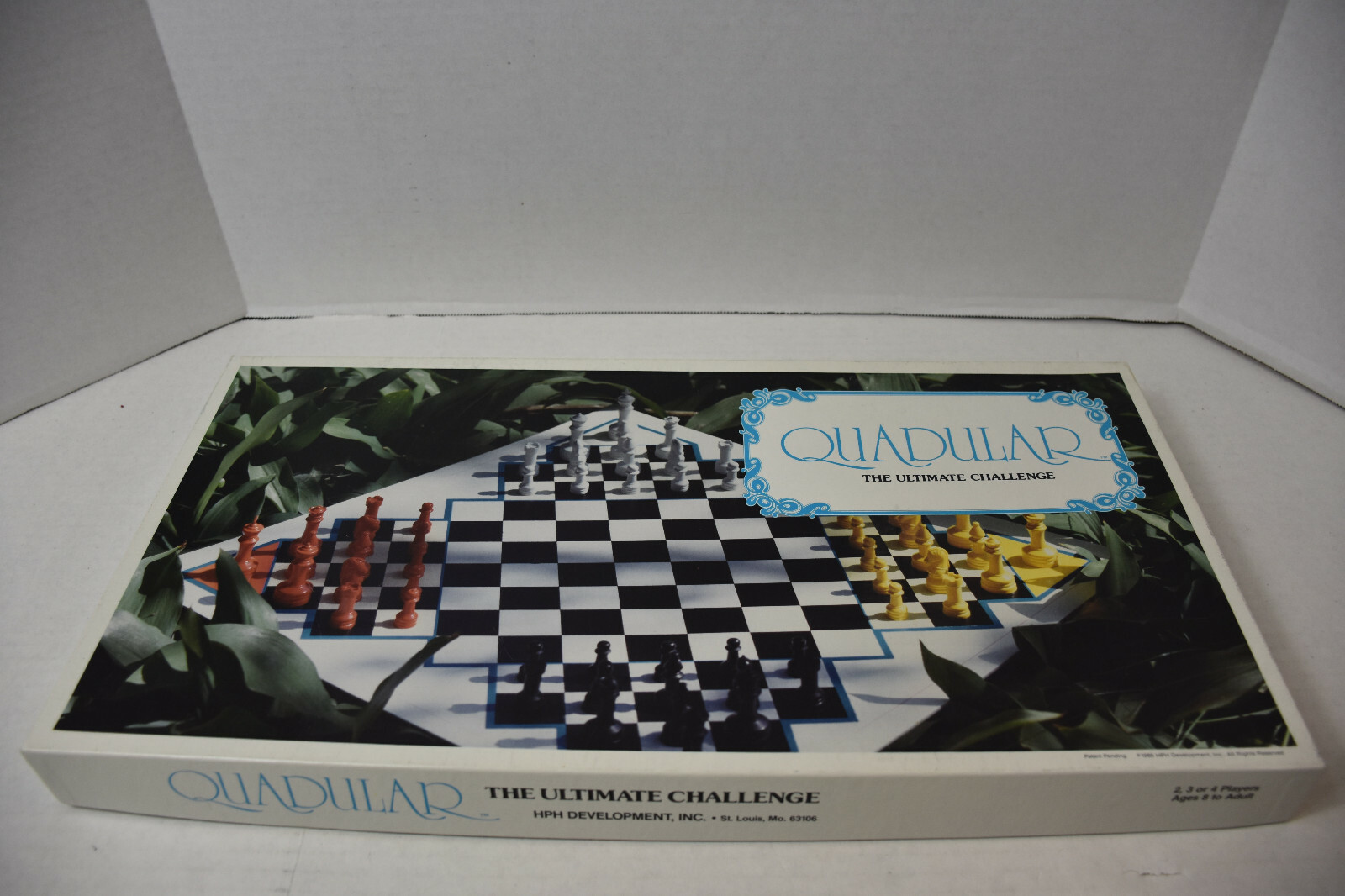 Quadular The Ultimate Challenge Chess Board Game Rare 1st Edition ...