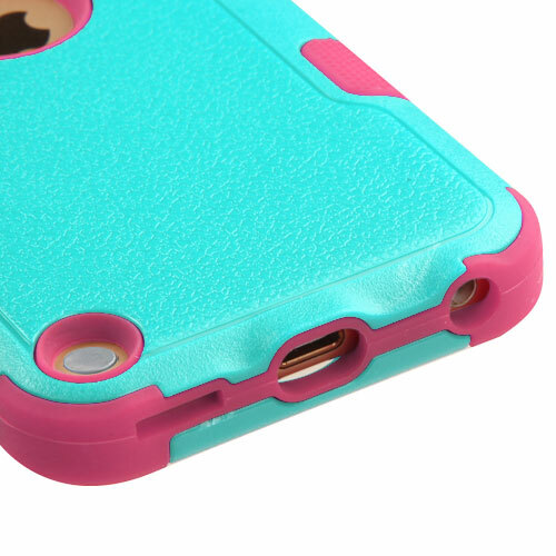 iPod Touch 5th 6th & 7th Gen -Turquoise Blue Pink Impact HARD & SOFT ...