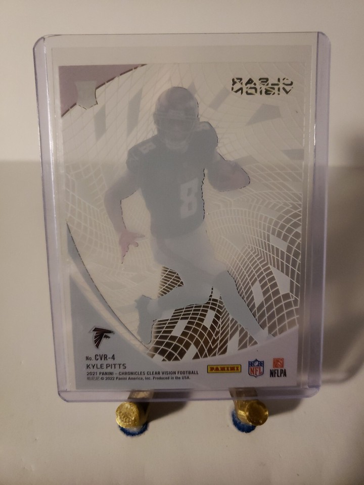 2021 Panini Chronicles RC KYLE PITTS Clear Vision ROOKIE ATLANTA ...