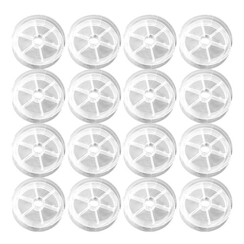 Plastic Empty Spools 20pcs Clear Small Ribbon Spools Thread String ...